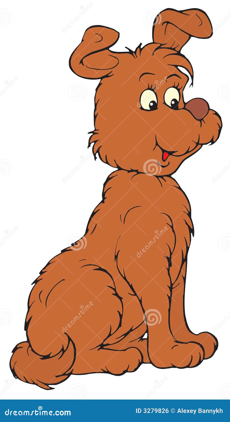 Dog (vector clip-art) stock vector. Illustration of canine - 3279826