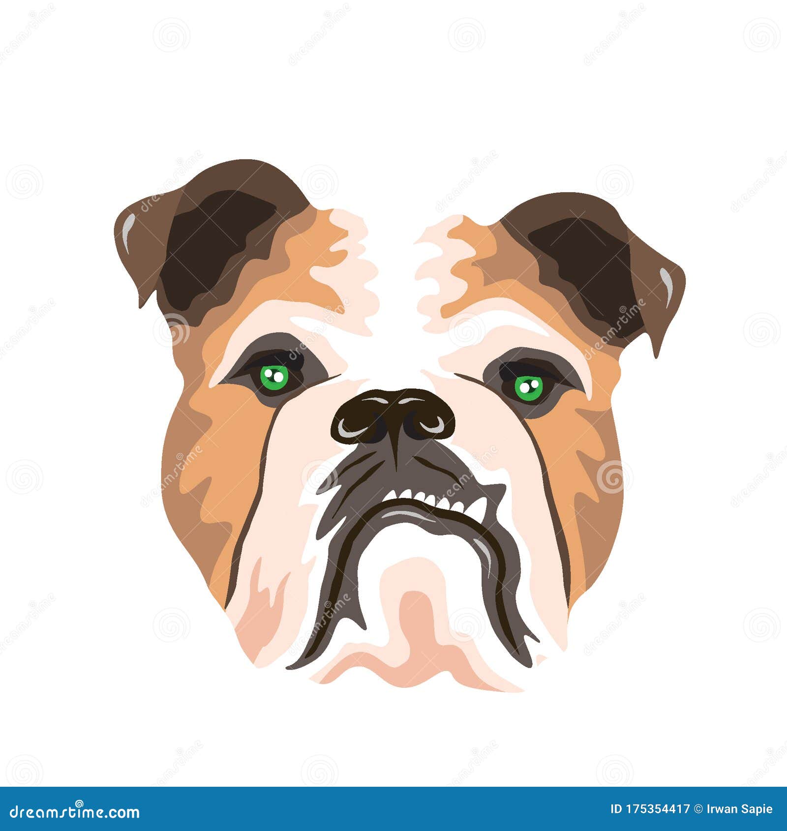 DOG BROWN VECTOR ILLUSTRATION 15 Stock Vector - Illustration of beat ...