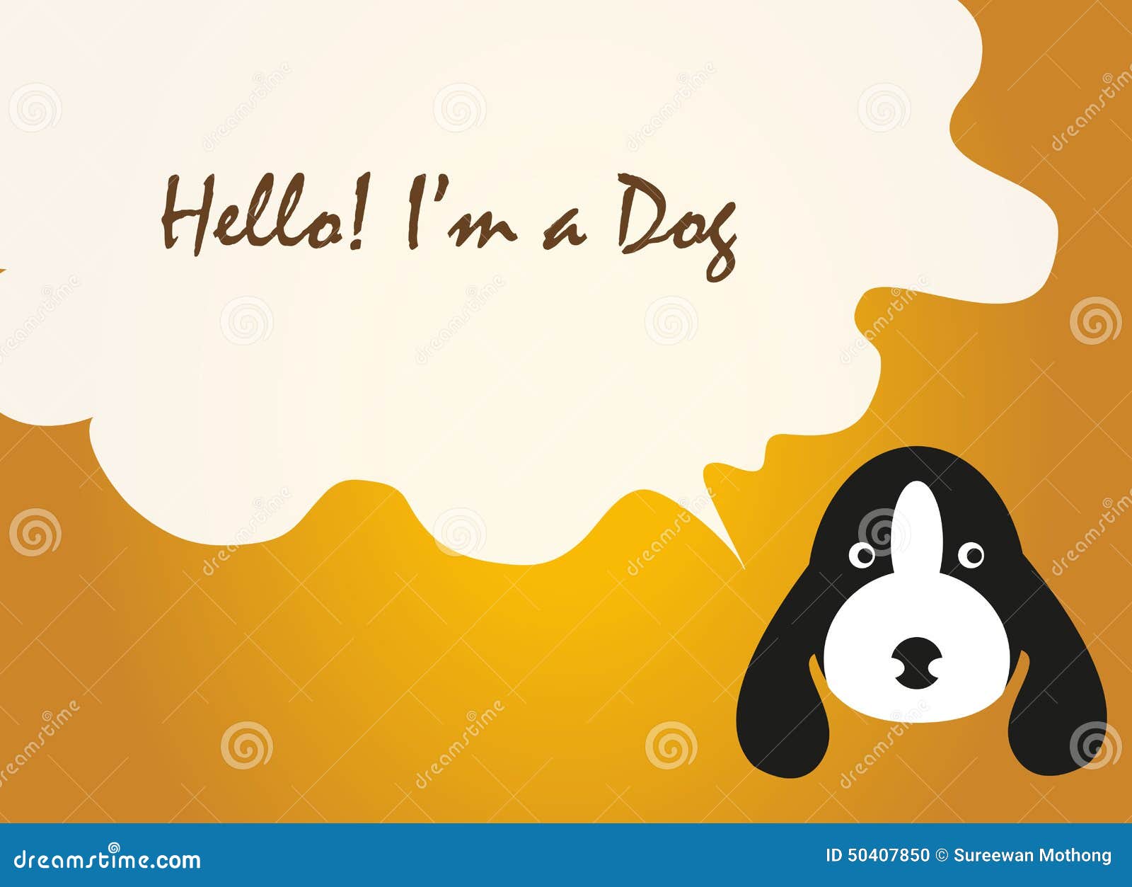 Dog Vector Text Quote, Dog Vector Stock Illustration - Illustration of ...