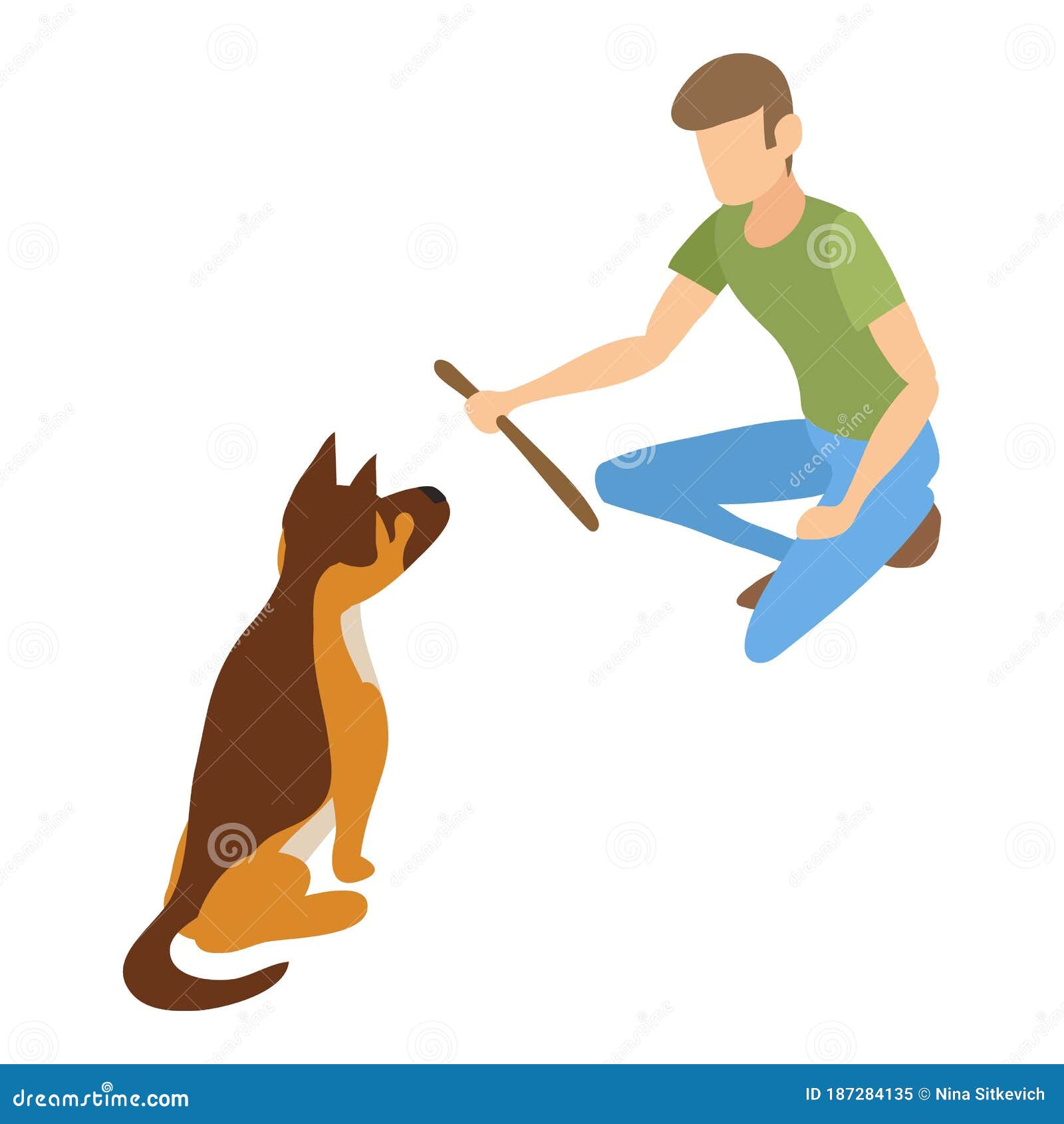 Dog Wait Stock Illustrations – 1,101 Dog Wait Stock Illustrations ...