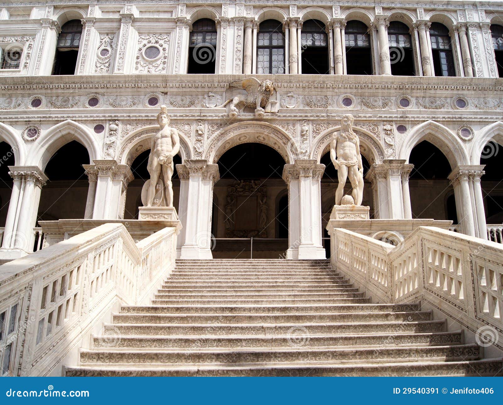 Doge s Palace courtyard stock image. Image of classical - 29540391