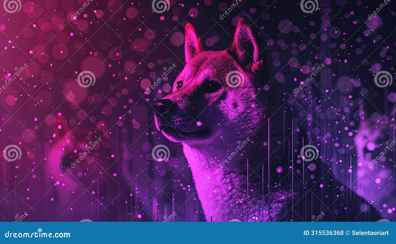 Dogecoin DOGE Meme Art Royalty-Free Stock Image | CartoonDealer.com ...