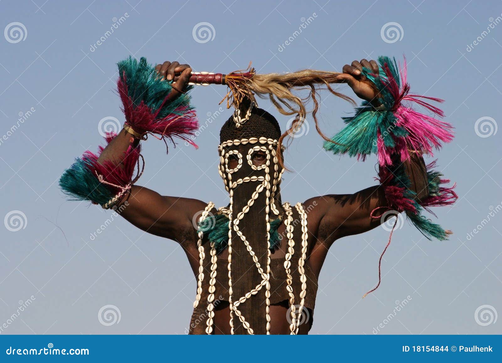 Dogon dancer greeting editorial stock image. Image of decoration - 18154844