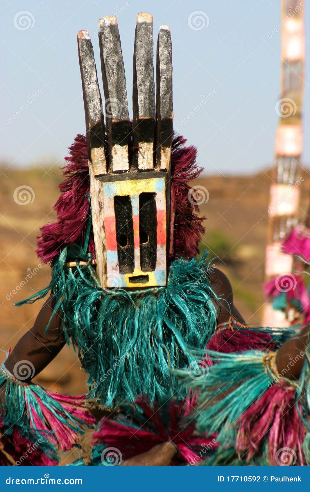 Primitive Mask With Shells, Papua New Guinea Editorial Photo ...