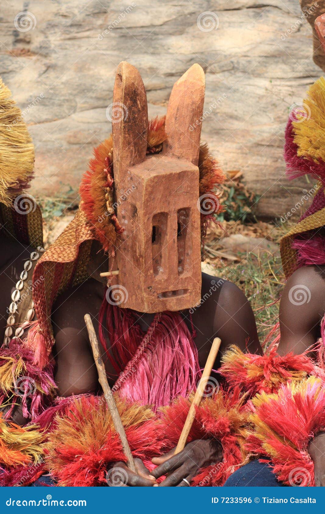 Dogon mask editorial photo. Image of basic, traditional - 7233596