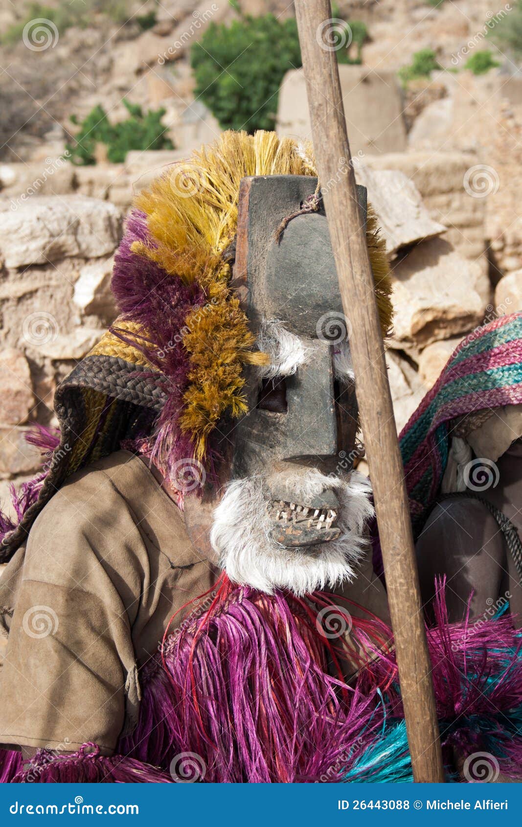 Dogon mask, Mali, Africa. stock photo. Image of travel - 26443088
