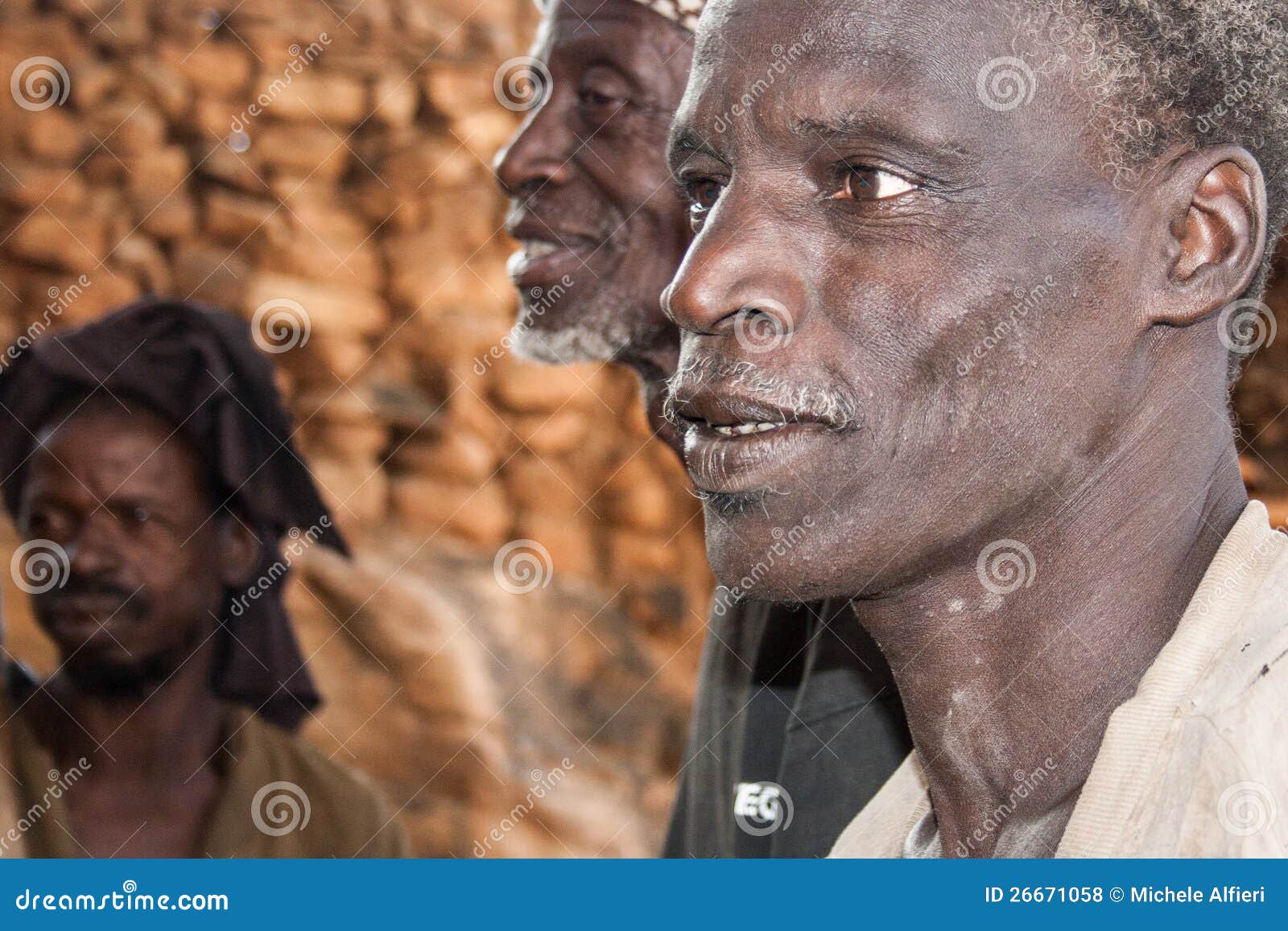 Dogon men, Mali, Africa. editorial stock photo. Image of dogourou ...