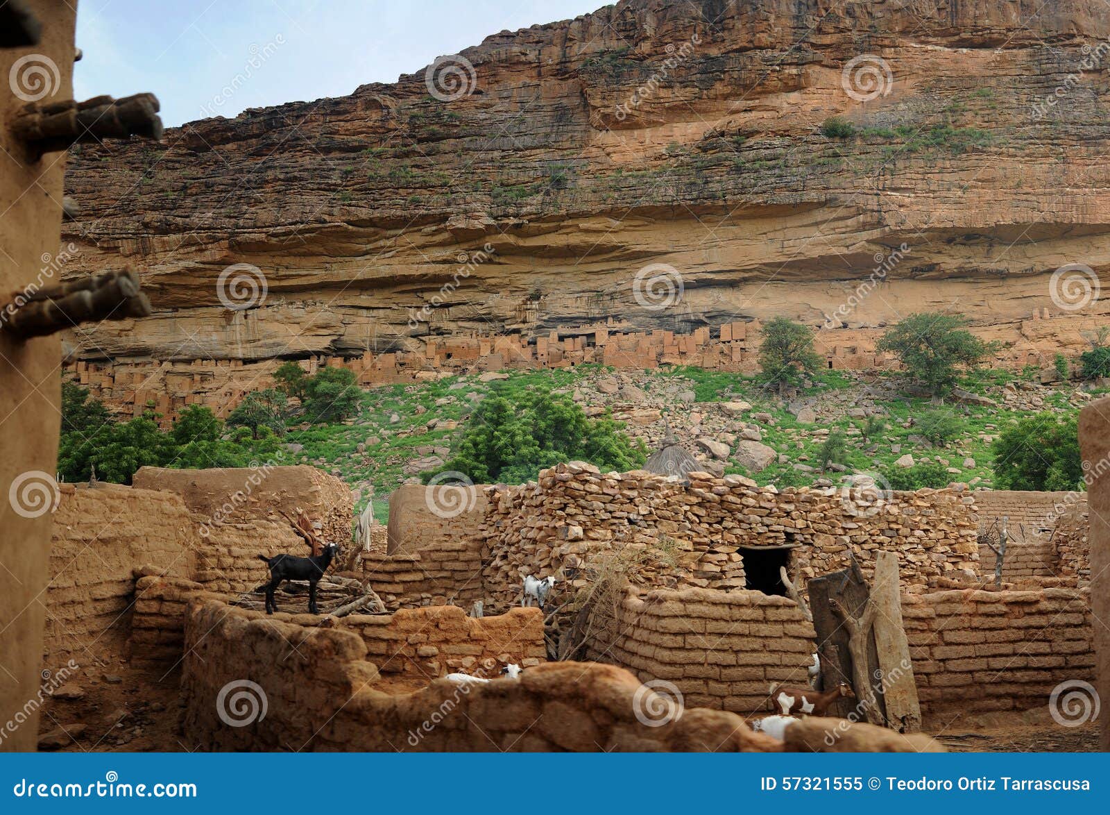 Dogon tribe constructions stock image. Image of dogon - 57321555