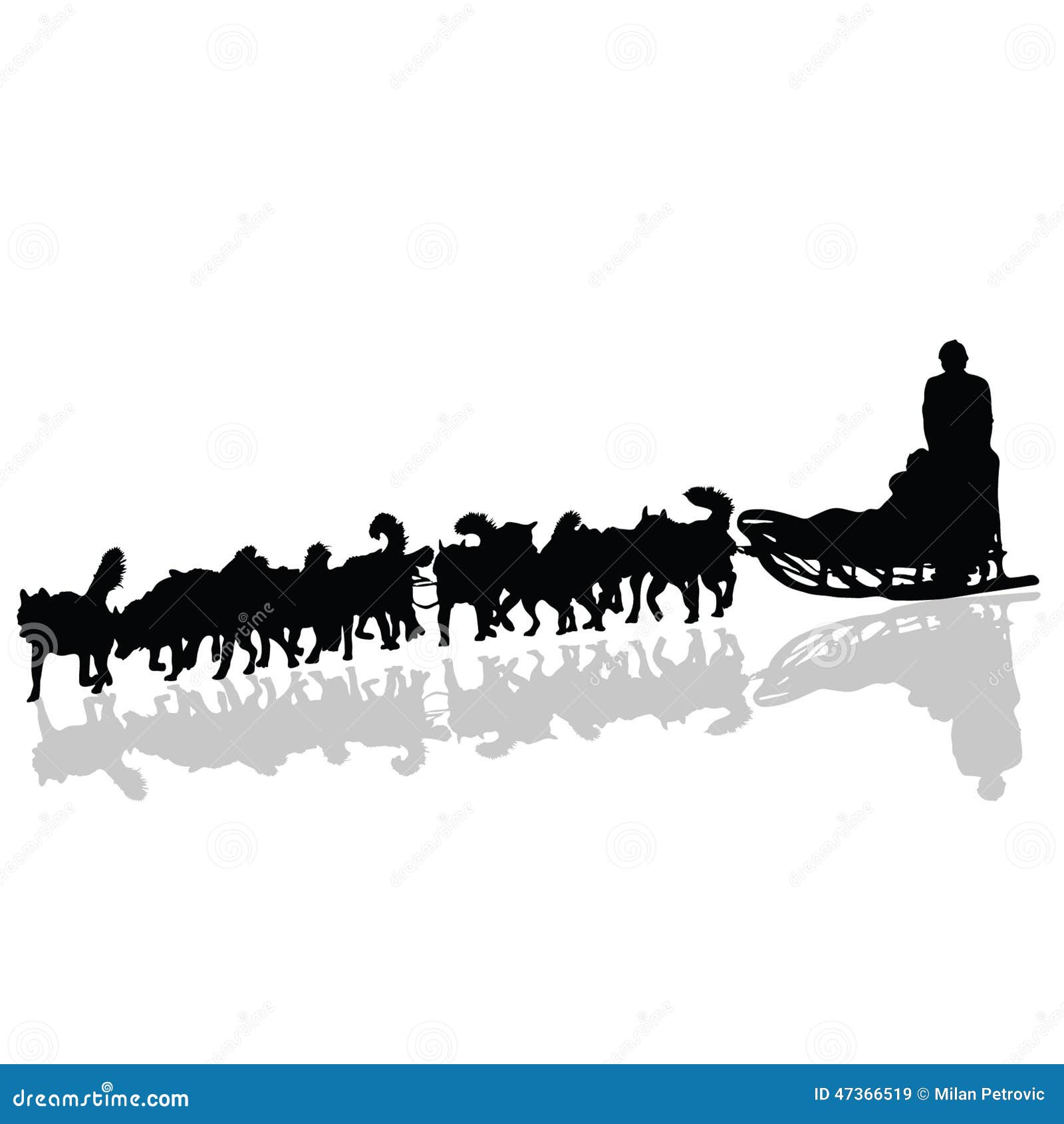 Boy Pulling Wolf Tail Cartoon Vector | CartoonDealer.com #115265737