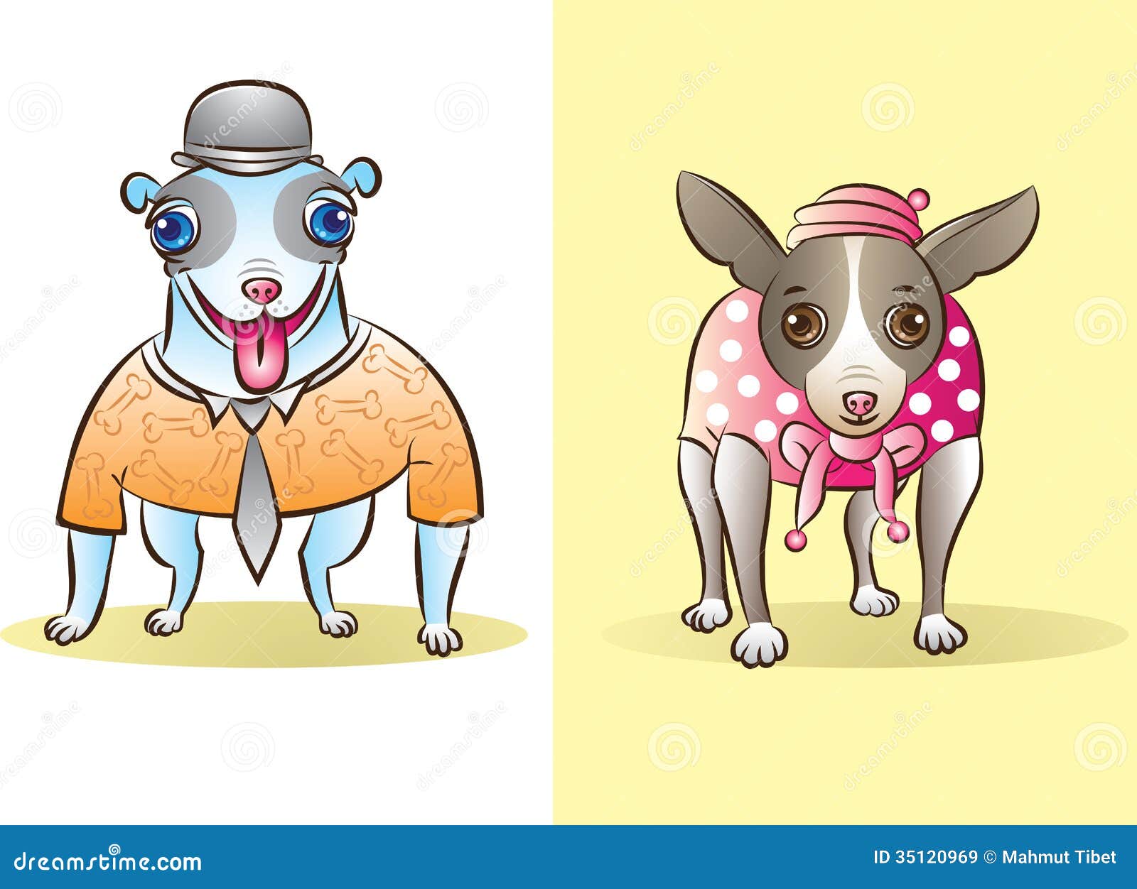 FAncy Dogs Stock Photo | CartoonDealer.com #45947880