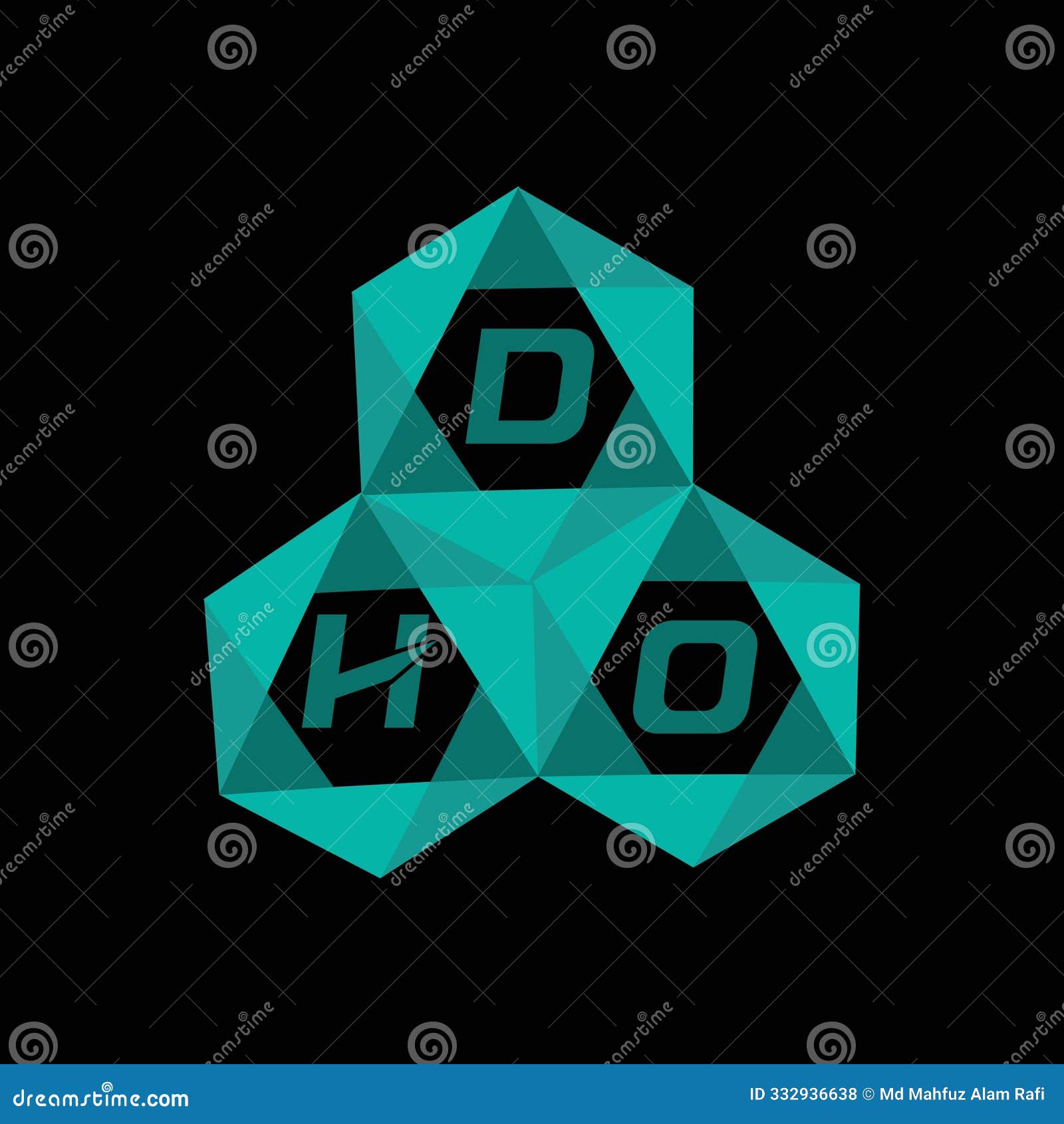 DOH Creative Minimalist Letter Logo. DOH Unique Vector Initials ...