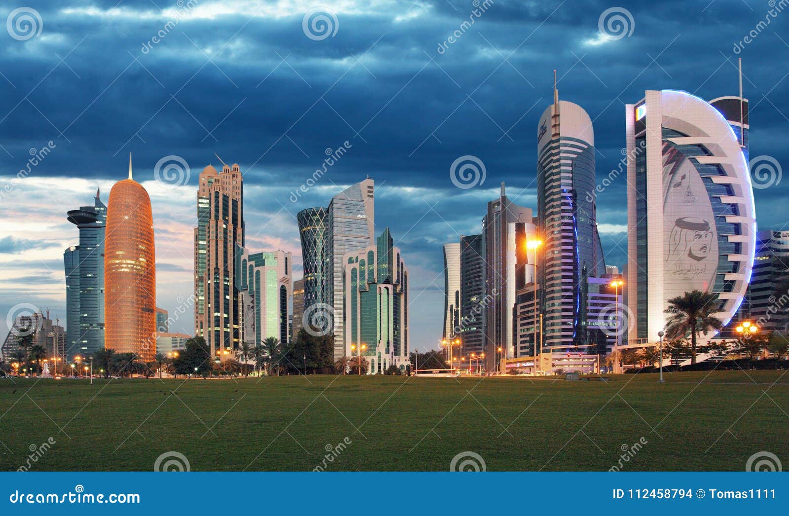 Doha City, Qatar - March 2, 2020: View On Traditional Arabian Market ...