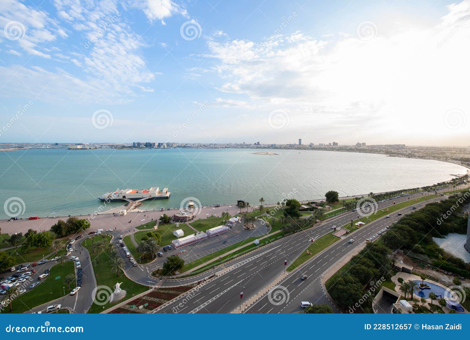 Doha Corniche Towers Editorial Image | CartoonDealer.com #50099304