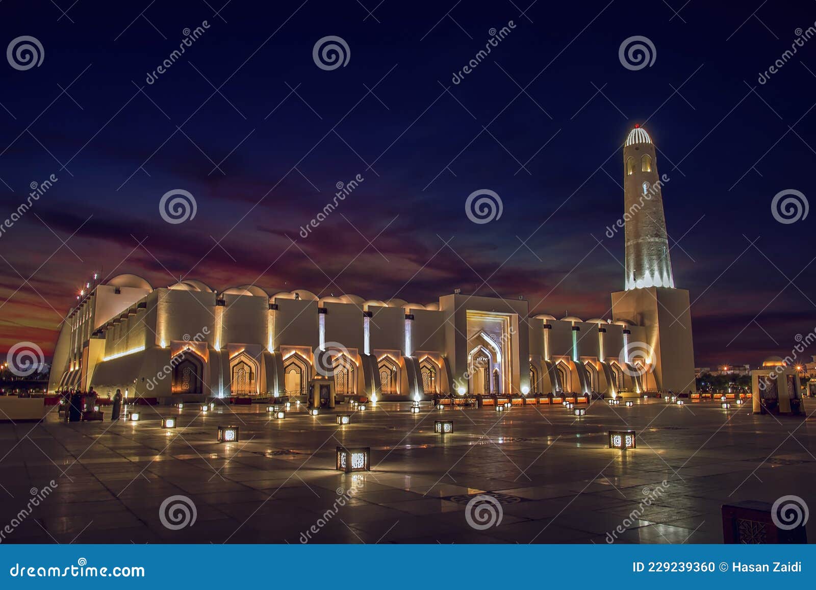 Doha Grand Mosque editorial image. Image of building - 229239360