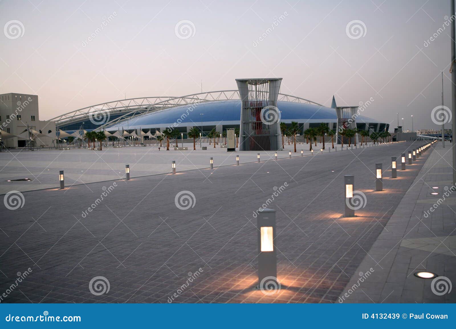 Doha, Qatar, Aspire Academy Stock Image - Image of asian, dusk: 4132439