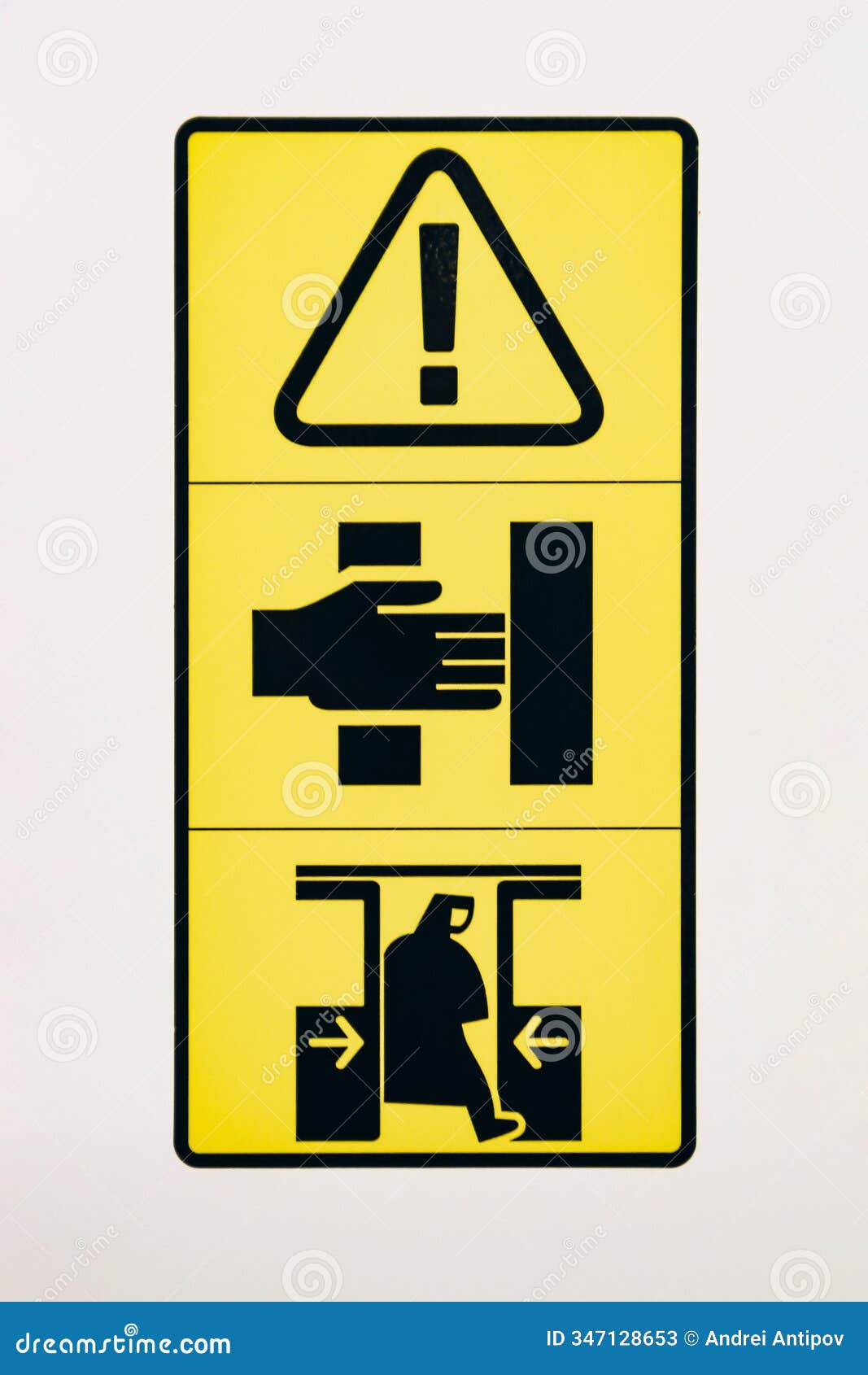 Safety Warning Signs in the Doha Metro, Qatar Editorial Stock Photo ...