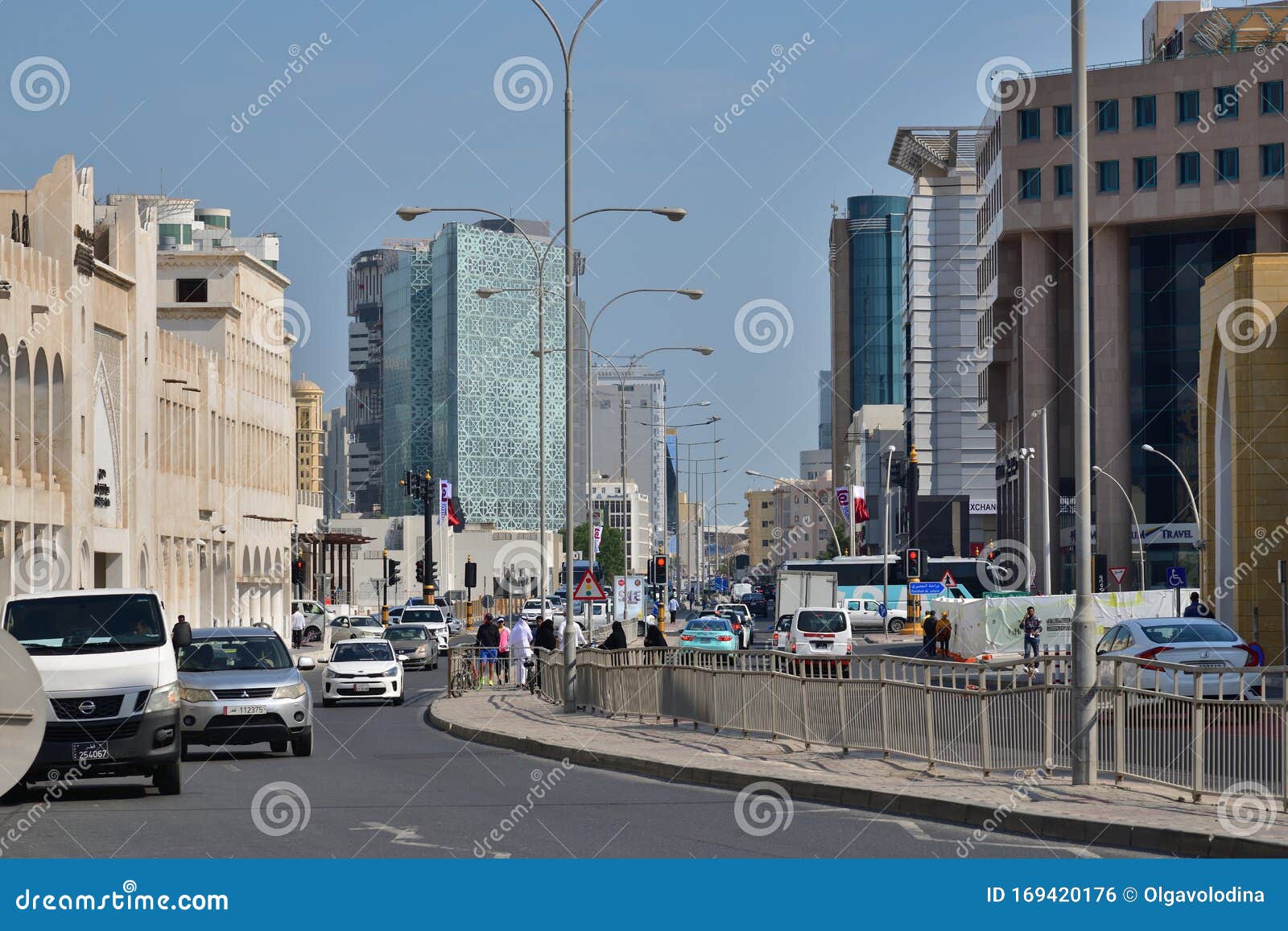 Doha, Qatar - Nov 21. 2019. Ali Bin Abdullah Street Editorial Photo ...