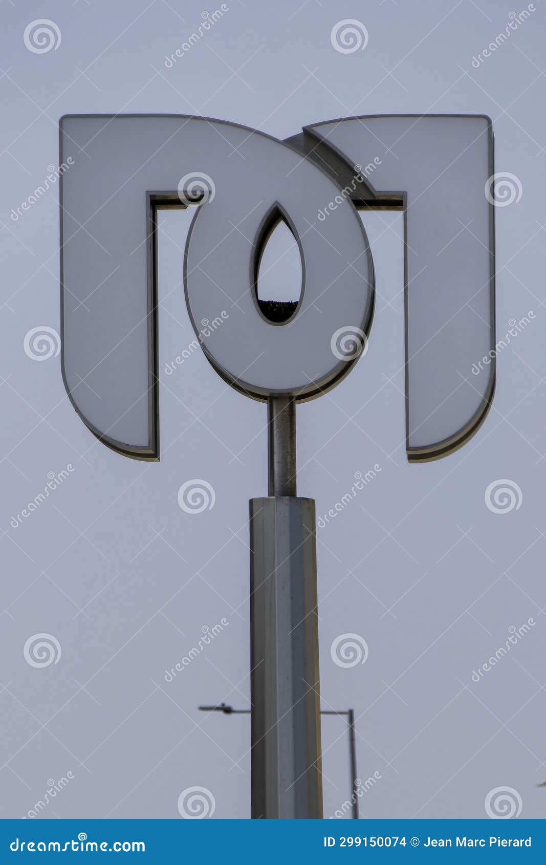 Qatar, Doha, Symbols Indicating Metro Stations Editorial Stock Image ...