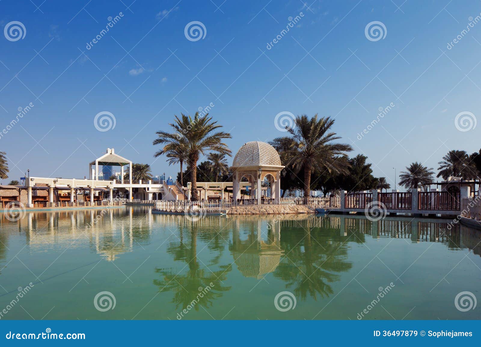 Doha, Qatar: Recreational Parks are Commonplace in the Capital Stock ...