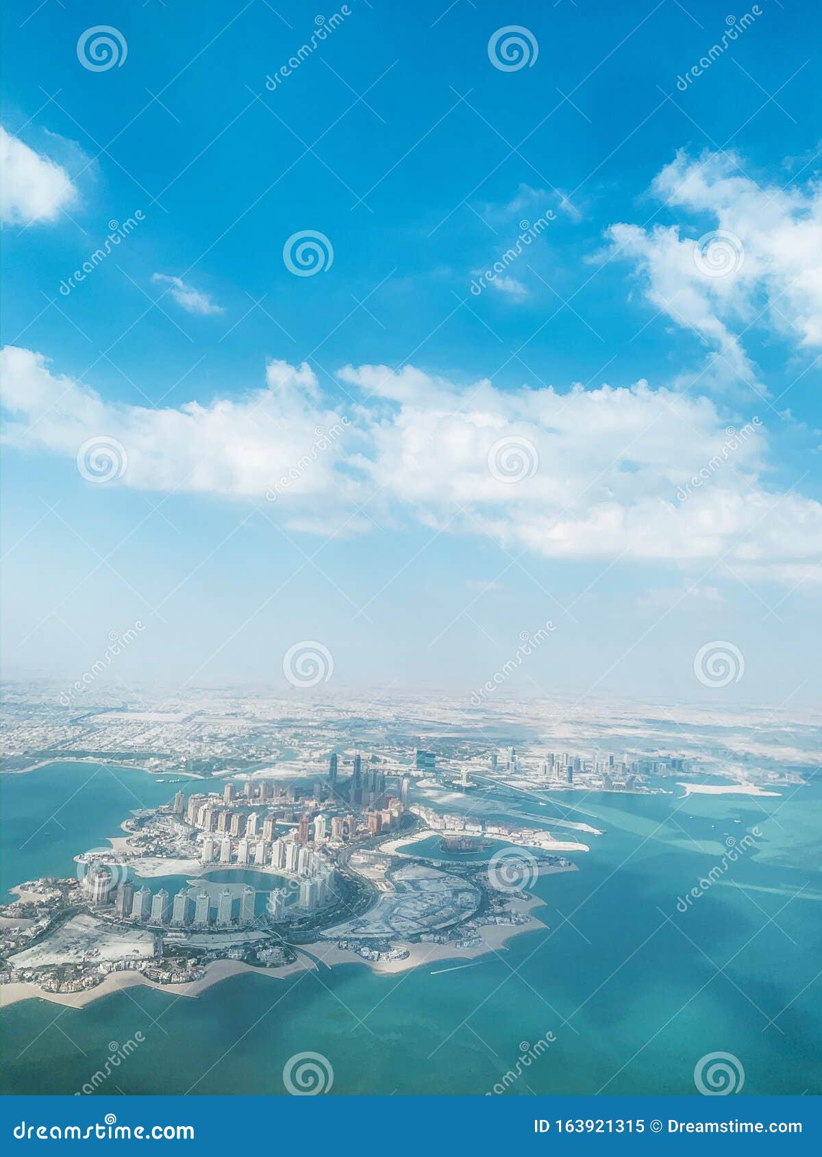 Doha, Qatar, Sea, Ocean, Building Stock Image - Image of qatar, ocean ...