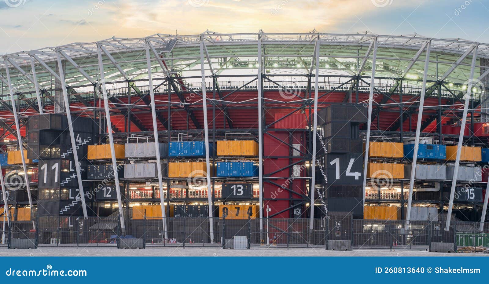 Doha,Qatar- September 09,2022 :974 Container Stadium in Qatar Editorial ...