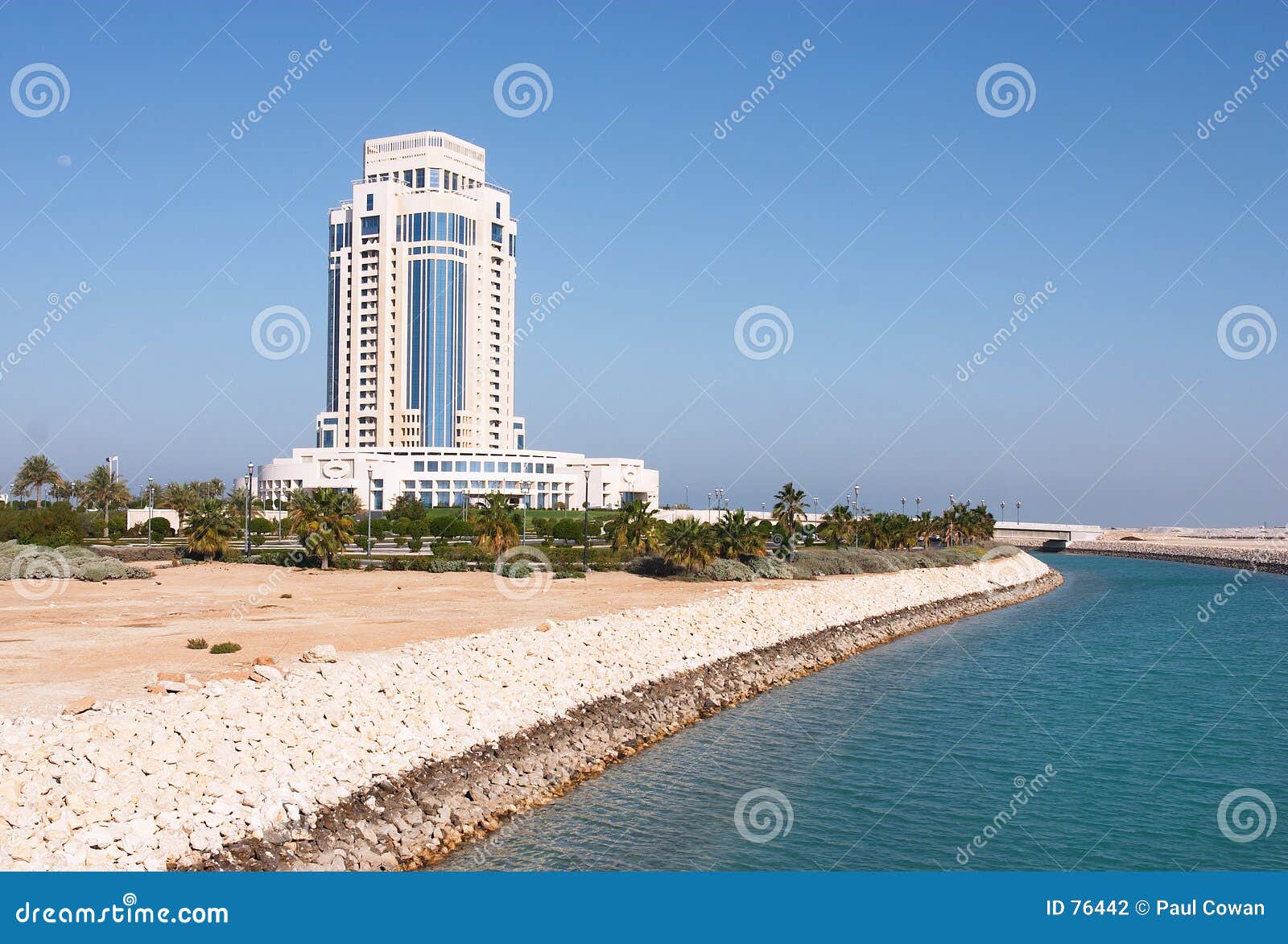 Doha Ritz-Carlton hotel stock photo. Image of gulf, carlton - 76442