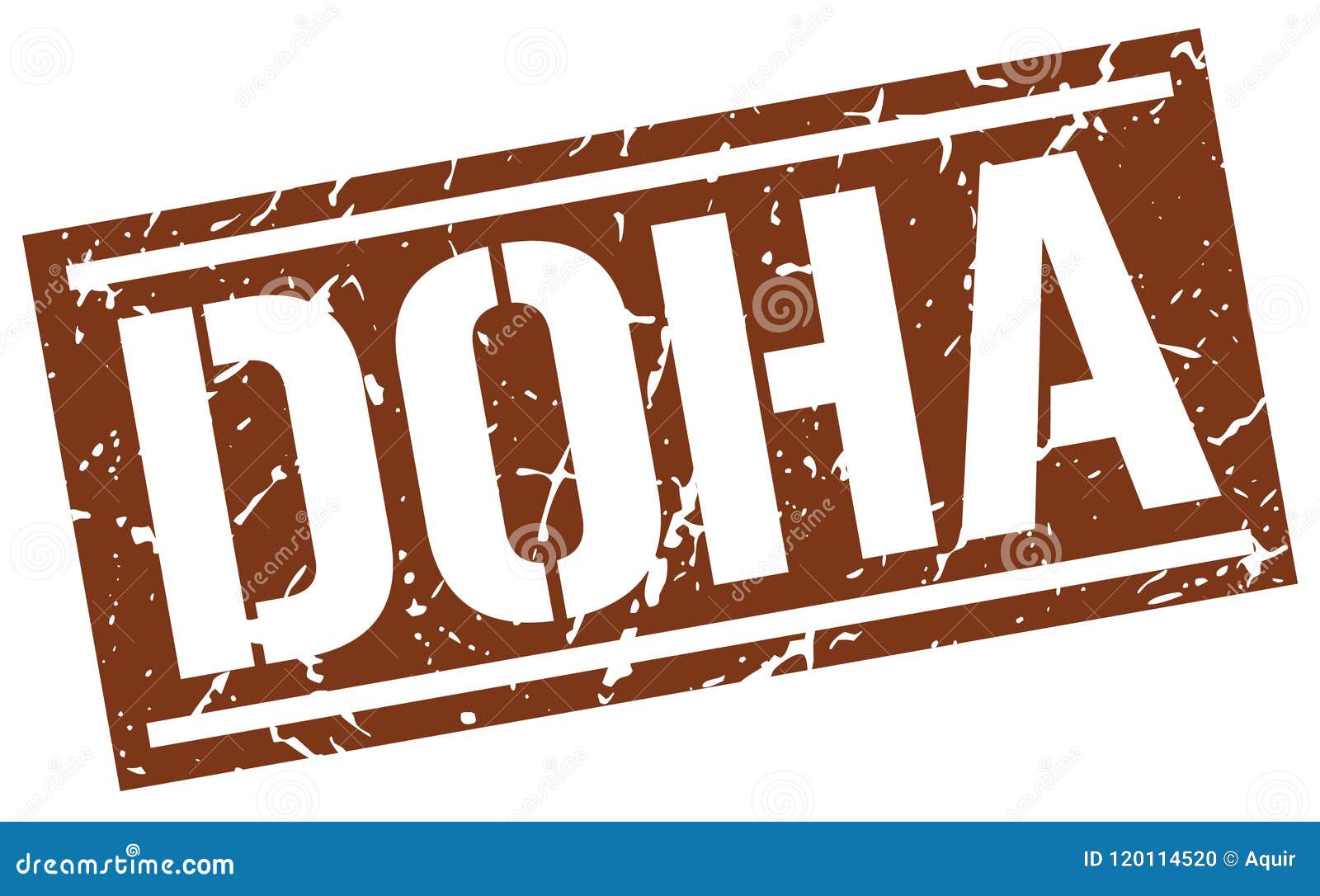 Doha stamp stock vector. Illustration of doha, badge - 120114520