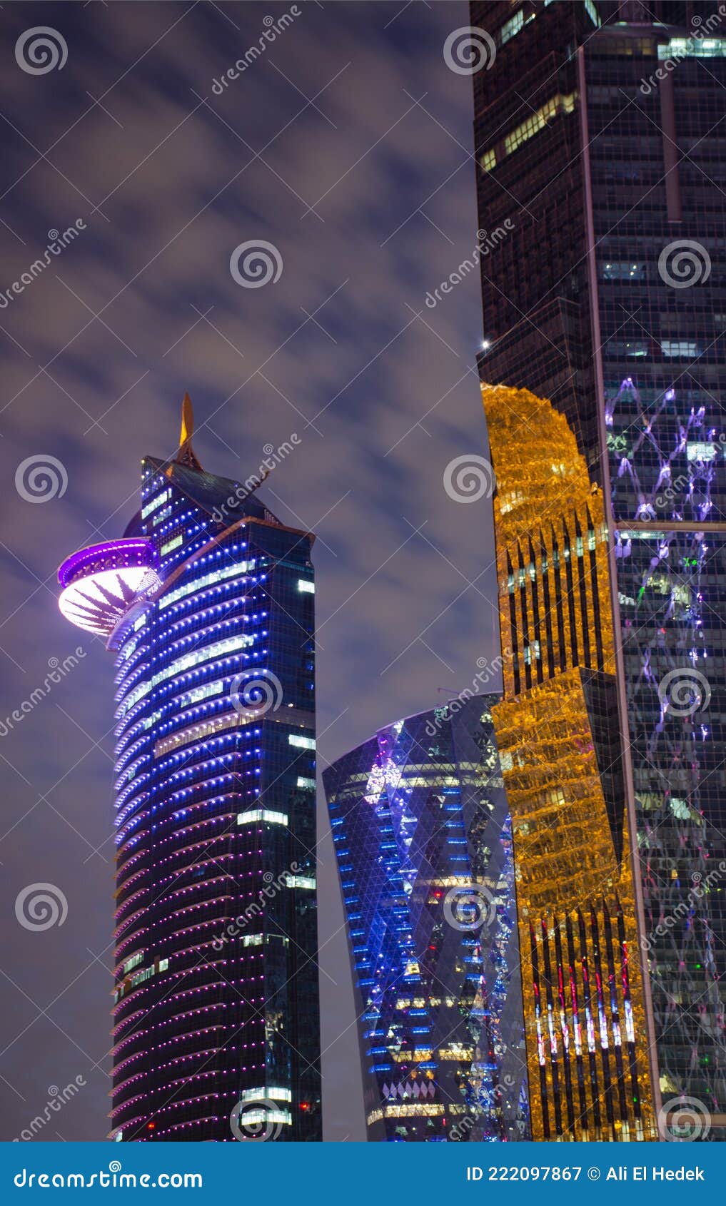 Doha Towers Architecture editorial photography. Image of skyscraper ...