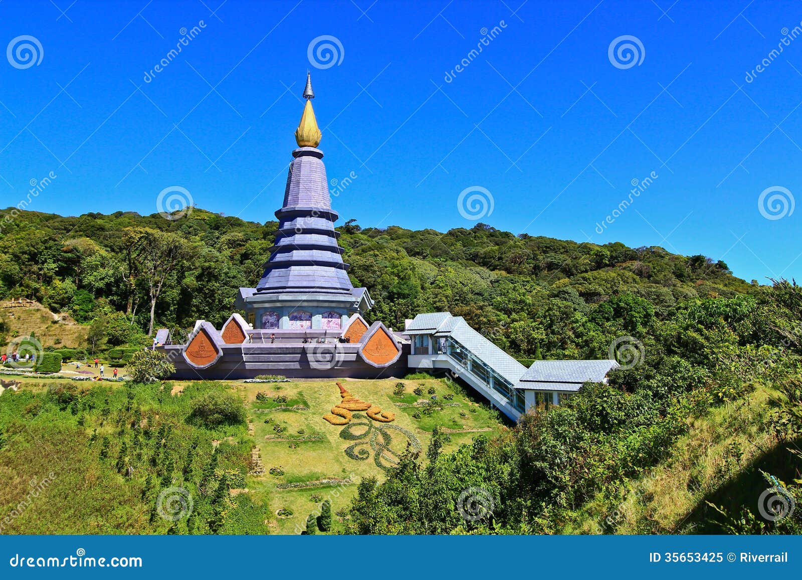 Doi Inthanon stockbild. Bild von berg, kunst, aufbau - 35653425