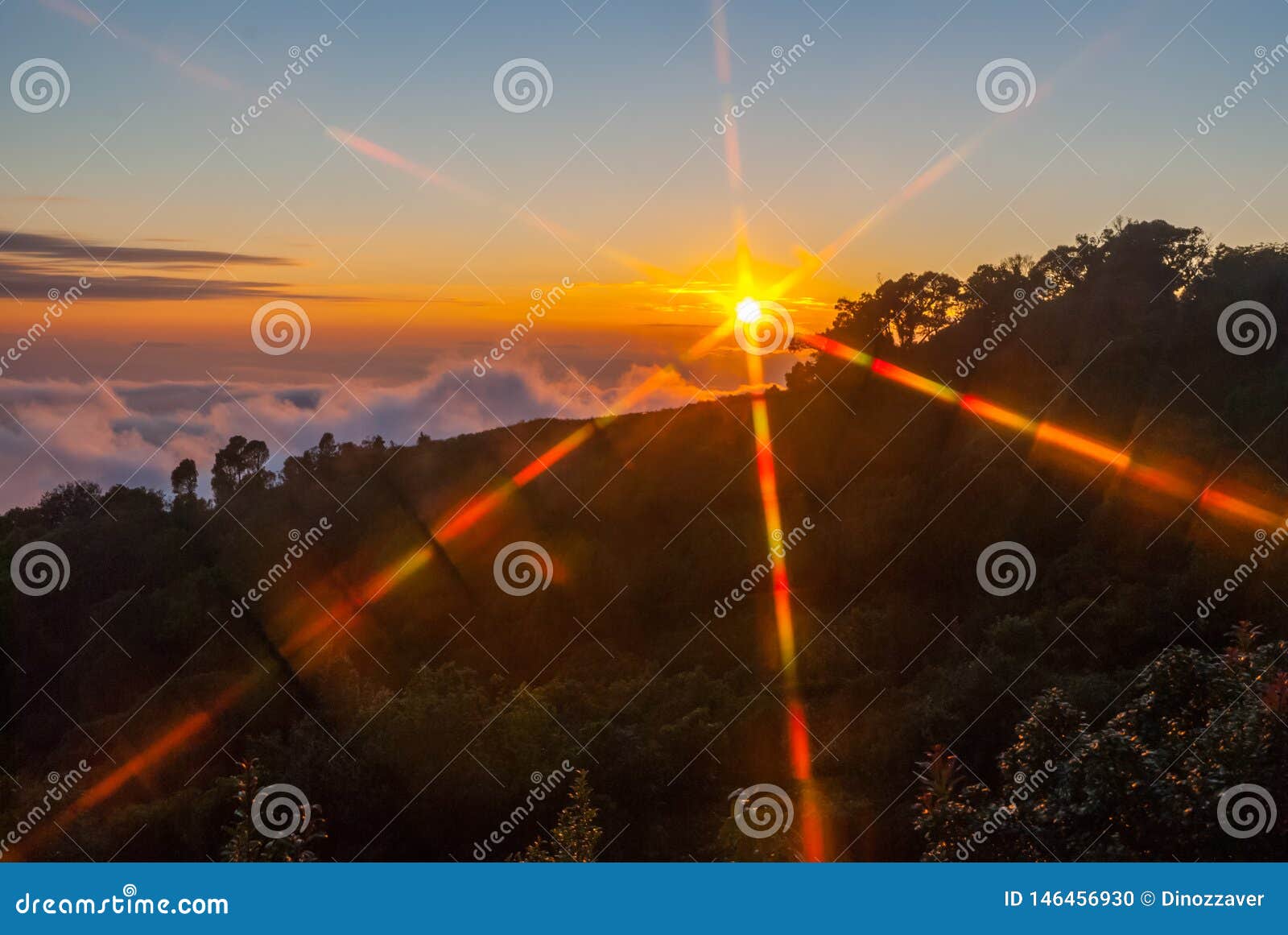 Doi Inthanon Mountains, Thailand Stock Photo - Image of mountain ...