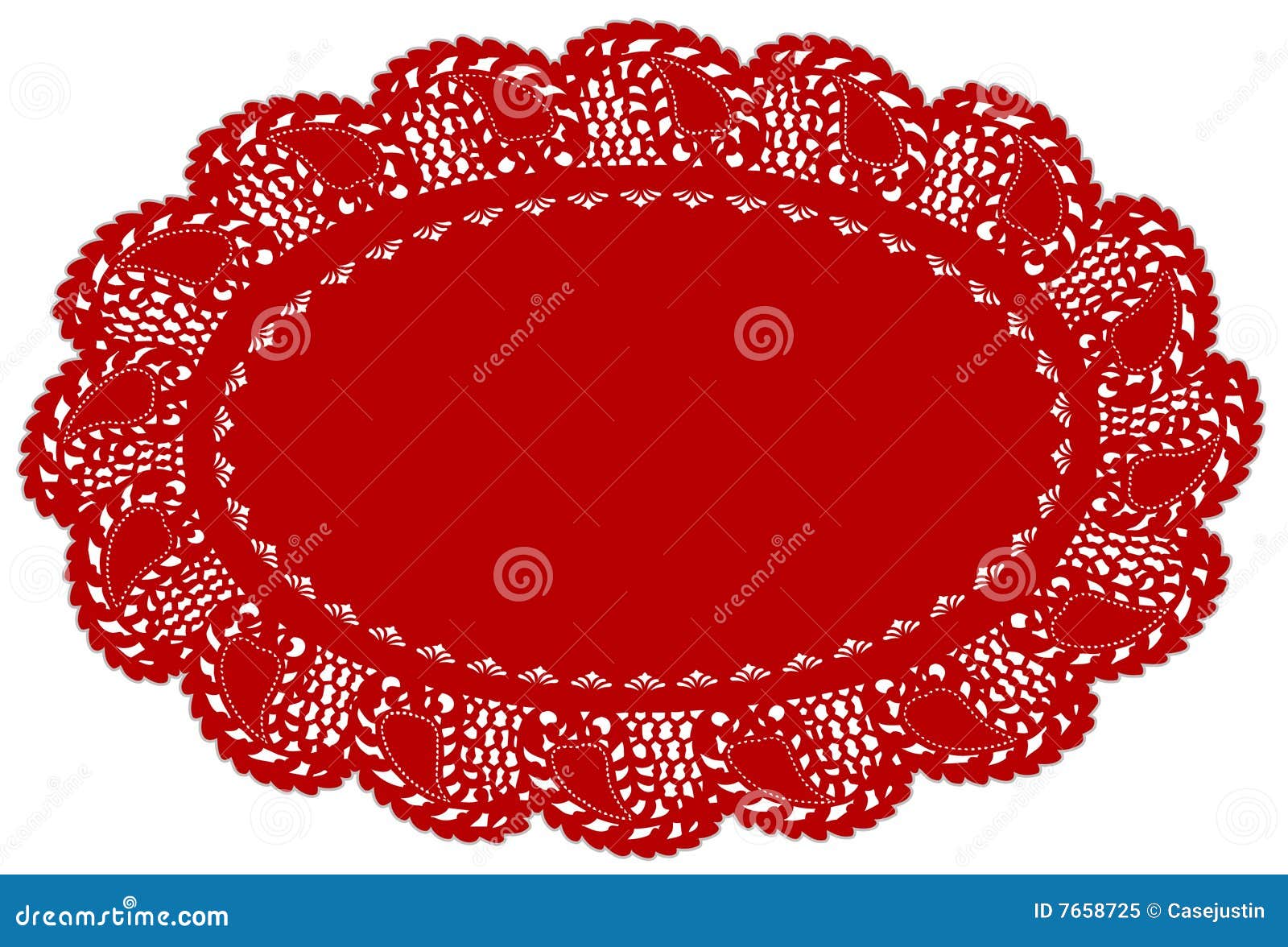 Doily Edge Lace Leaf Mat Place Red 向量例证 - 插画 包括有 钩针编织, 绯红色: 7658725