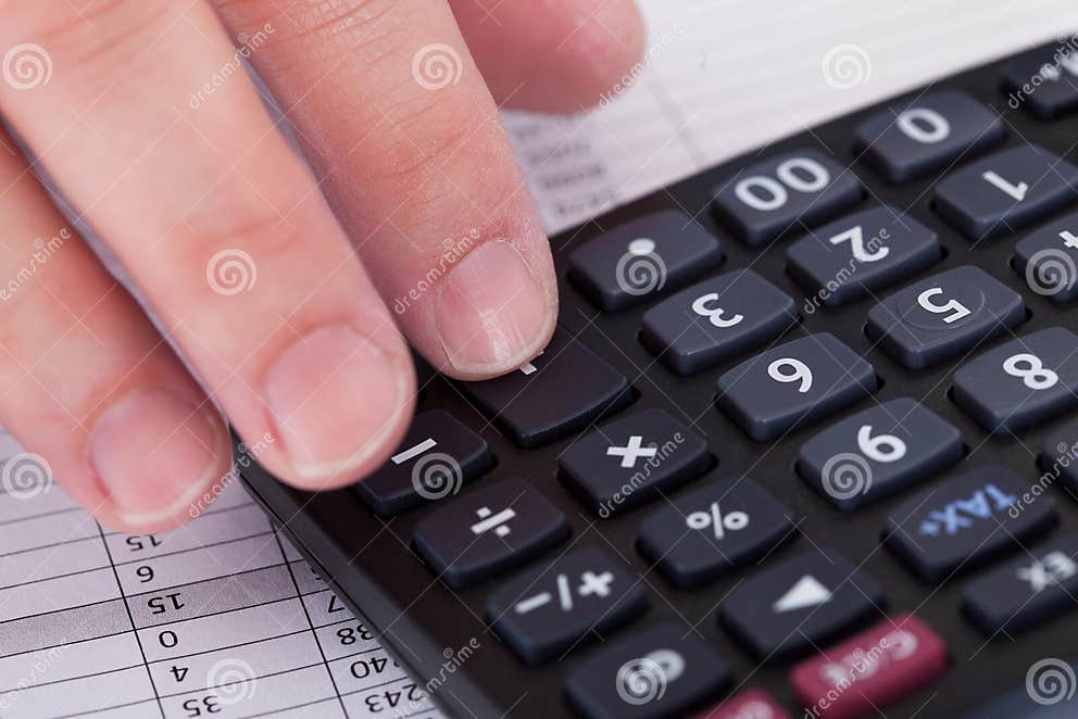 Doing Accounting Work stock photo. Image of number, money - 57971490