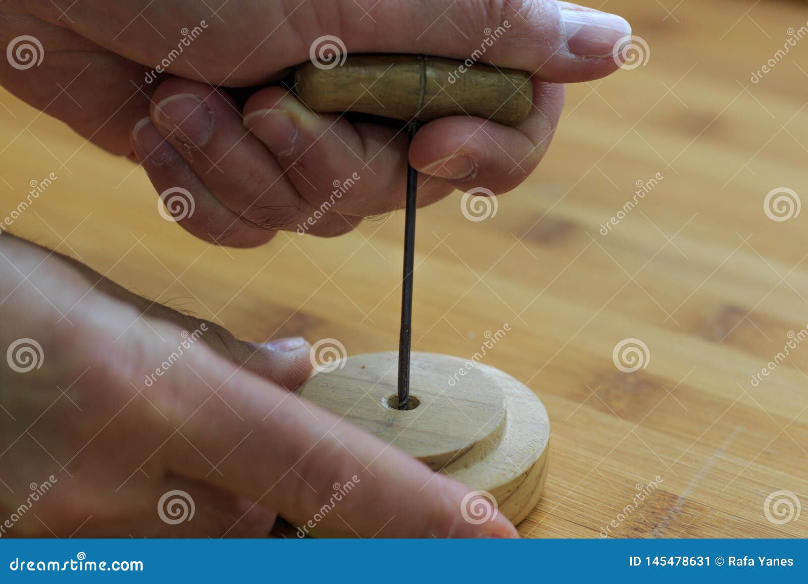 Doing a Bit of Manual DIY at Home Stock Image - Image of metal ...