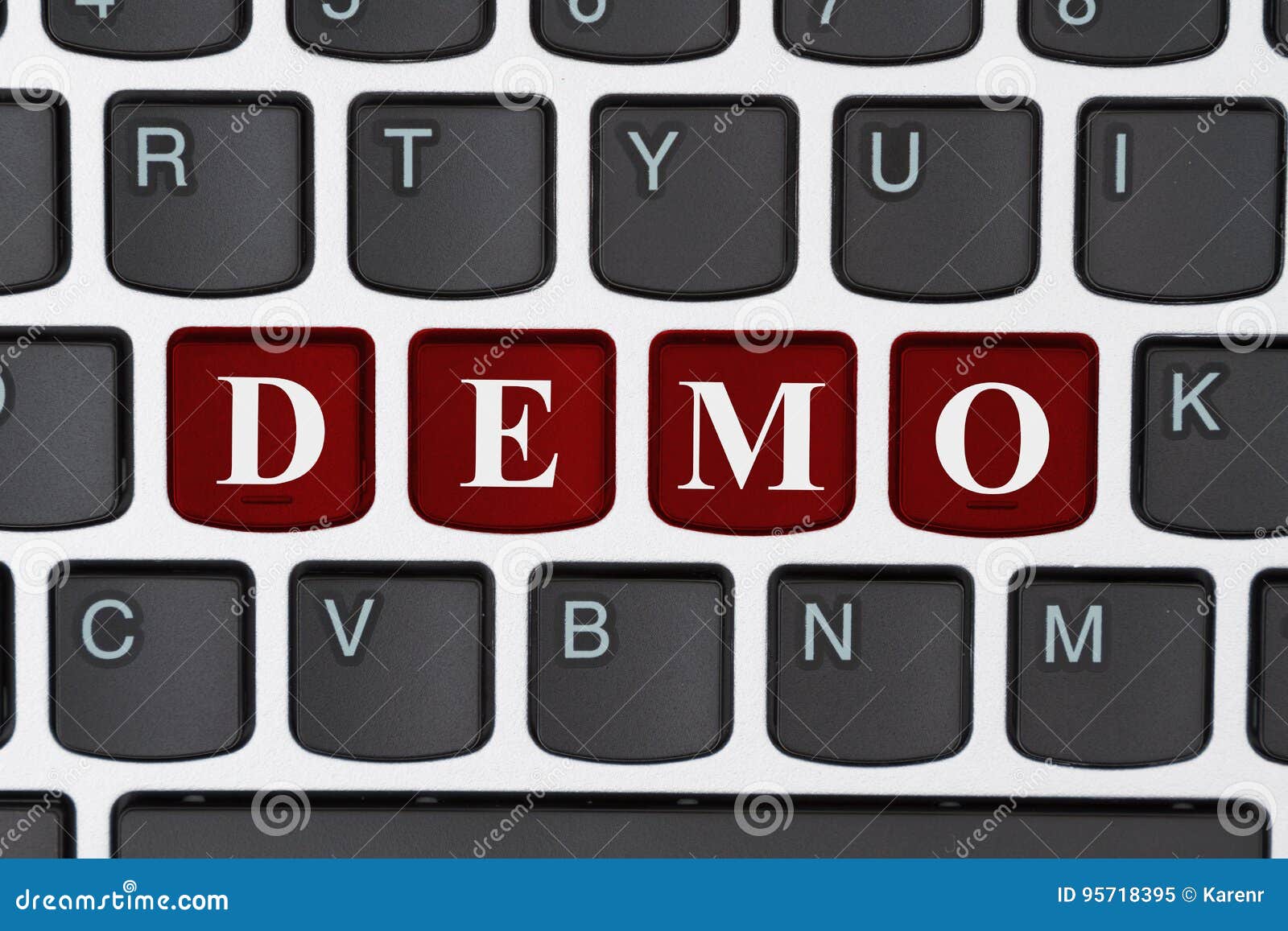 Doing a Demo on the Internet Stock Image - Image of demonstration ...