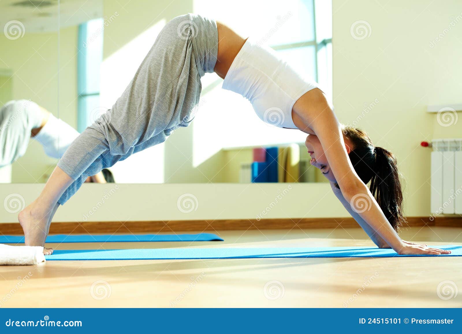 Doing exercise stock image. Image of active, activity - 24515101