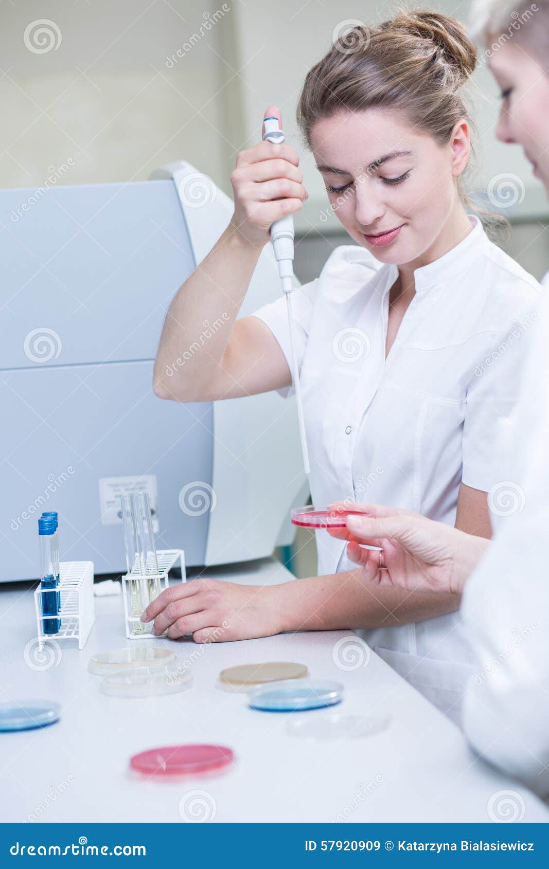 Doing Experiment in Chemistry Class Stock Image - Image of result ...