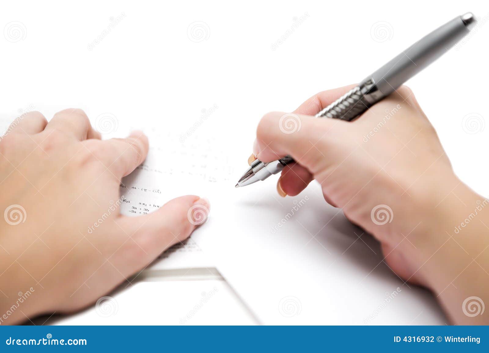 Doing Homework stock photo. Image of exercise, books, education - 4316932