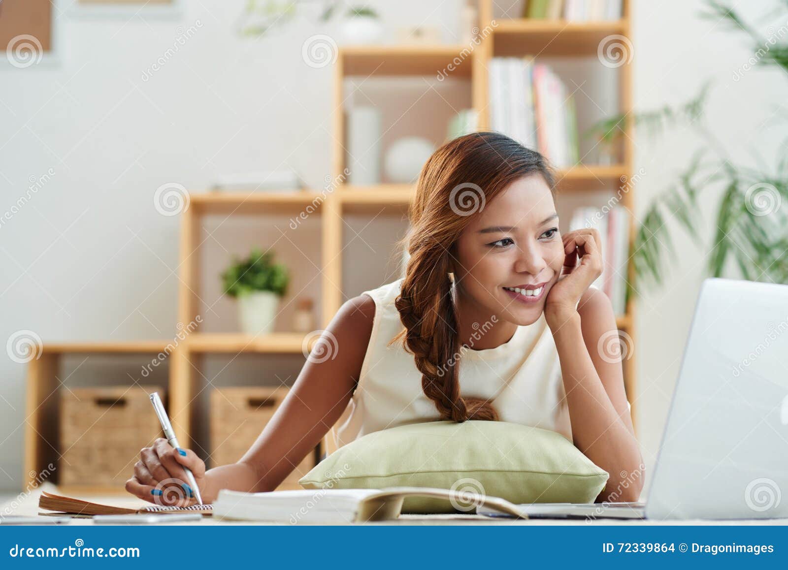 Doing homework stock photo. Image of filipino, networking - 72339864
