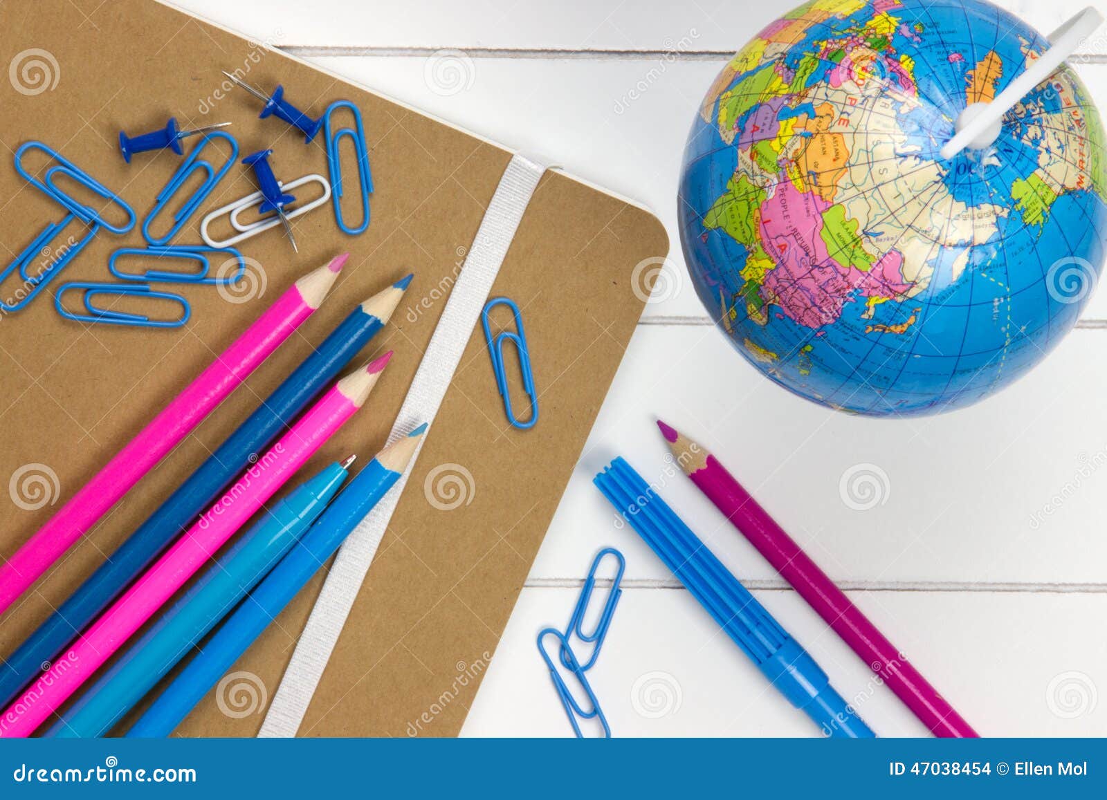 Doing homework stock photo. Image of colorful, memo, drawing - 47038454