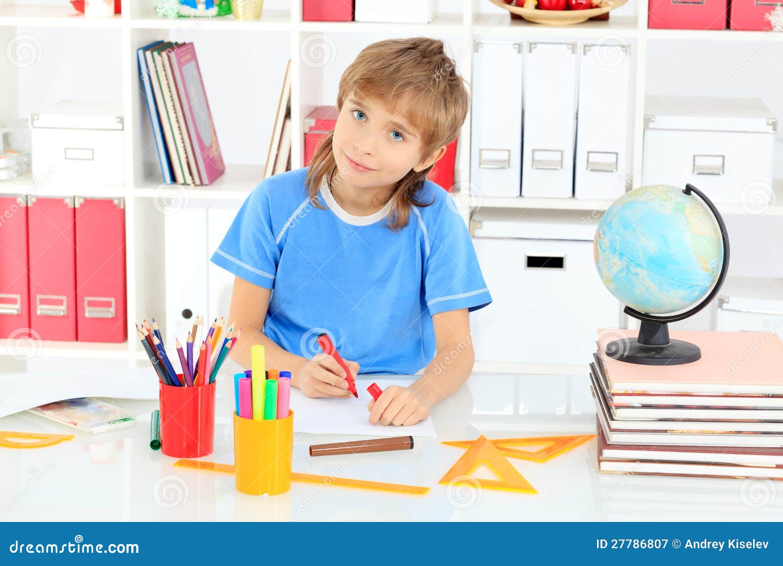 Doing lessons stock image. Image of modern, notebook - 27786807