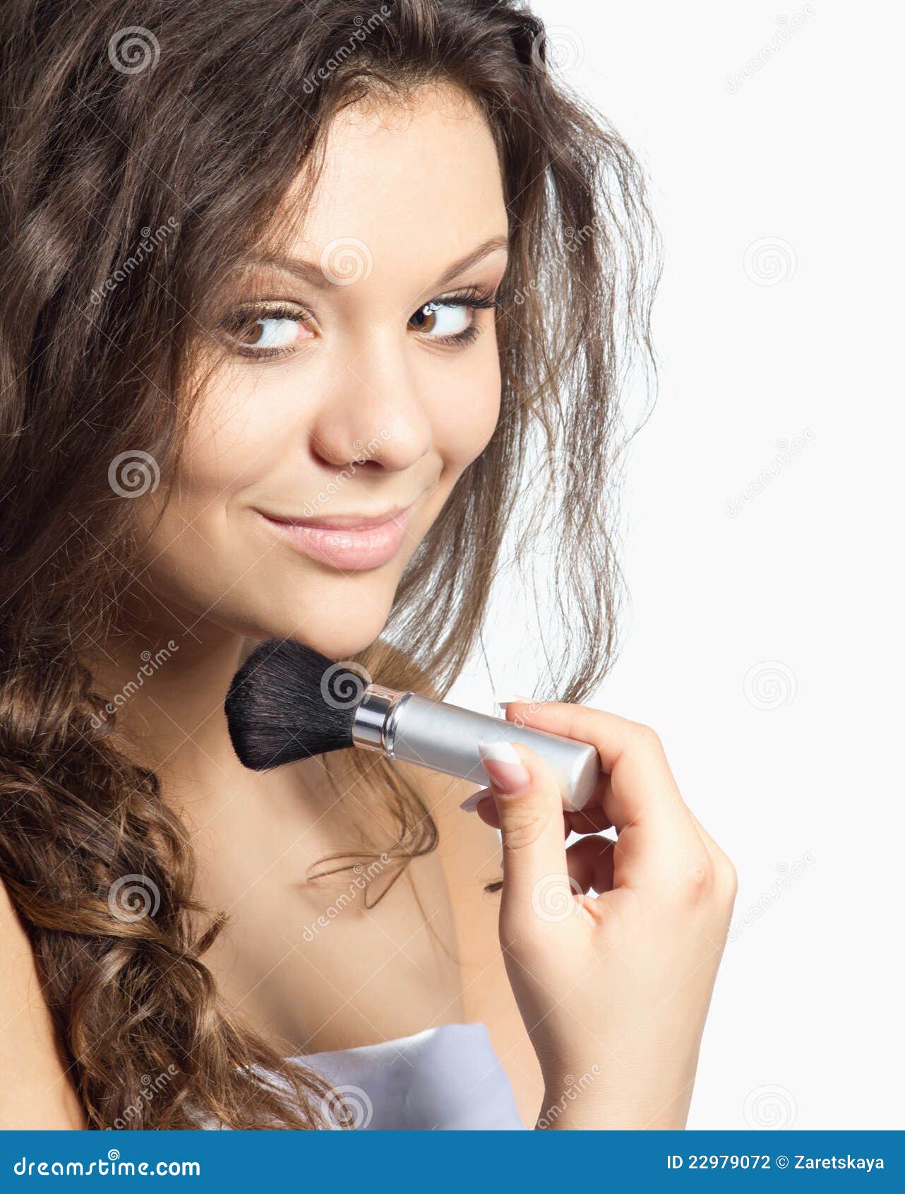 Doing makeup stock photo. Image of beauty, elegance, makeup - 22979072