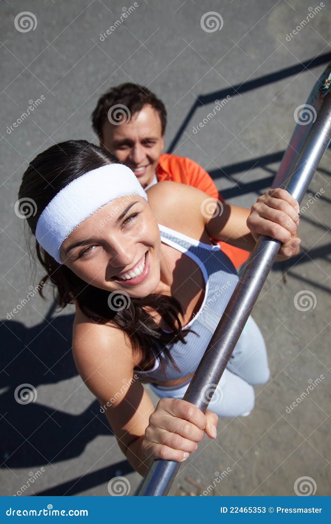 Doing pull-ups stock image. Image of healthy, foreground - 22465353