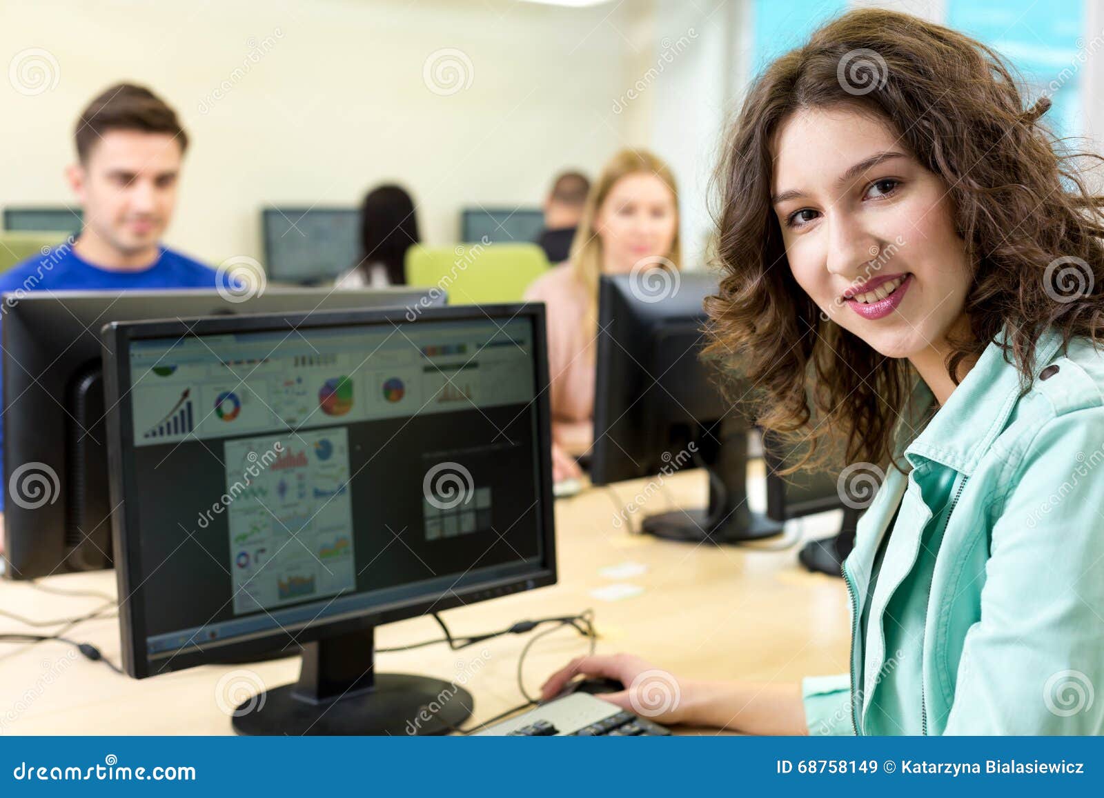 Doing some online research stock image. Image of learning - 68758149
