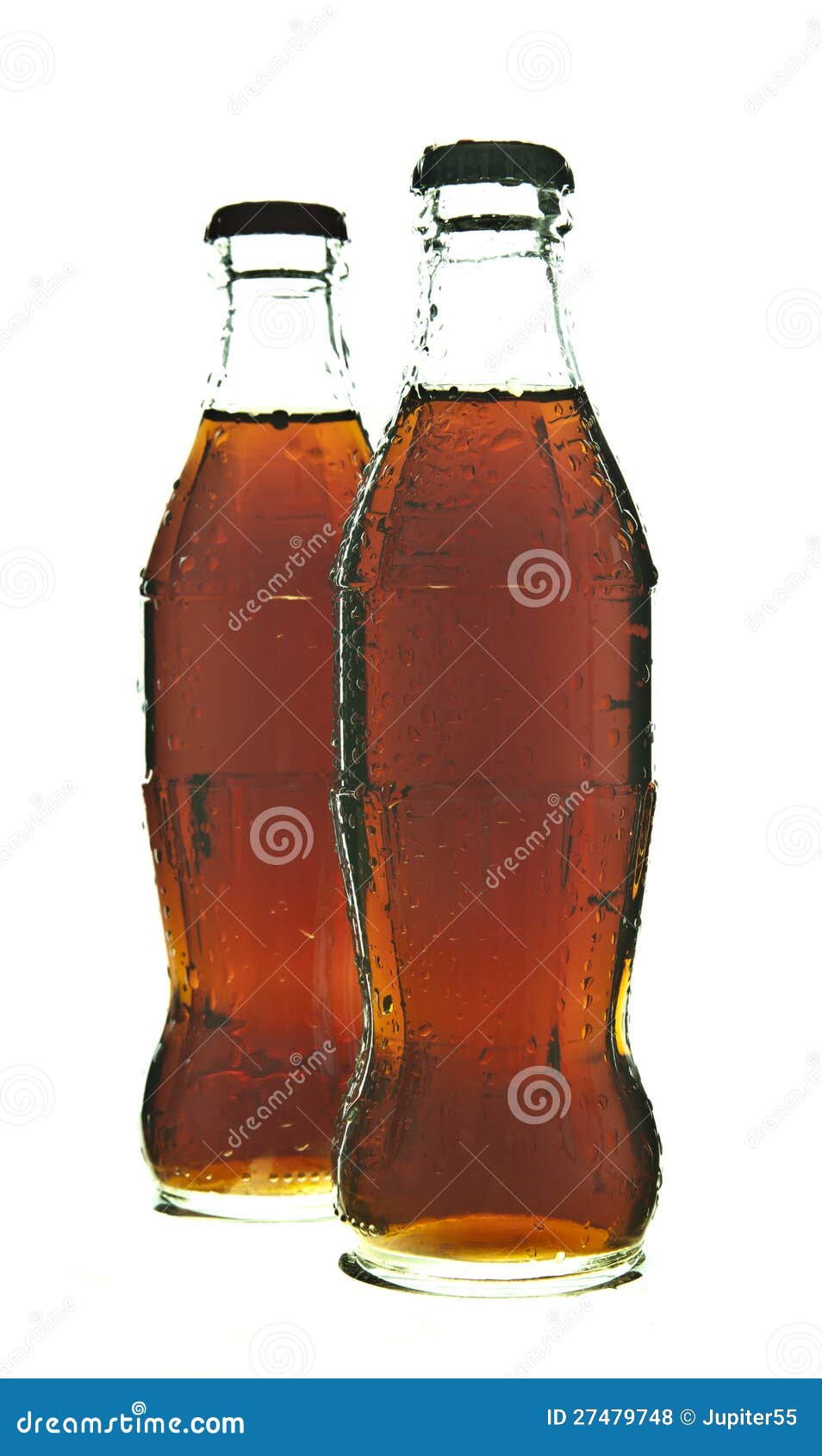Dois Frascos Da Soda Da Cola Foto de Stock Editorial - Imagem de marrom ...