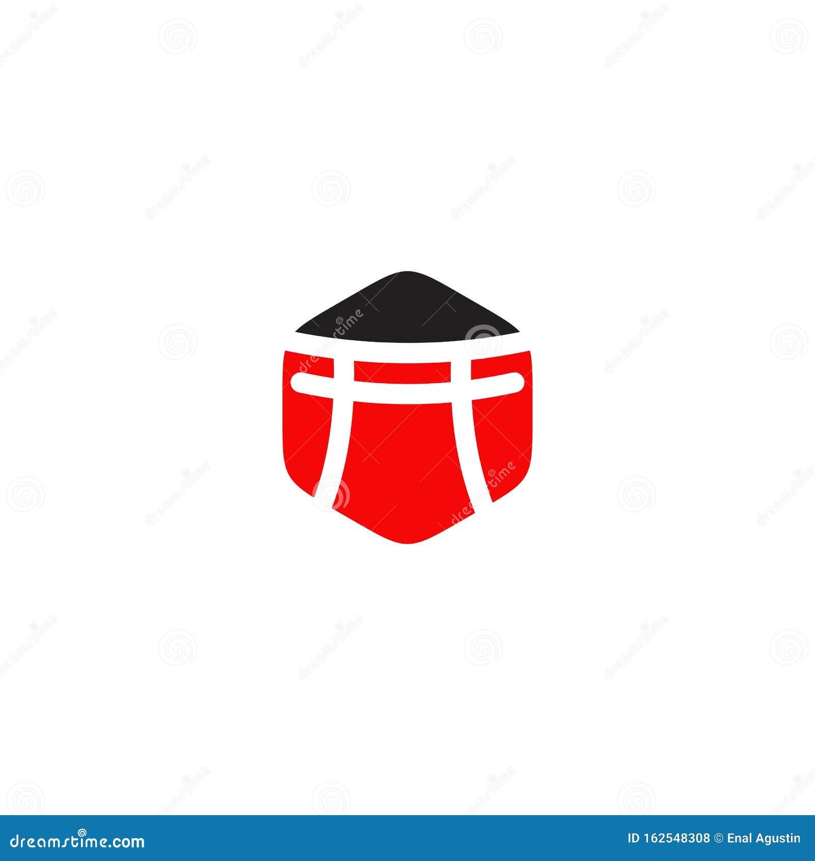 Dojo-Symbol-Design-Vorlage vektor abbildung. Illustration von samurais ...
