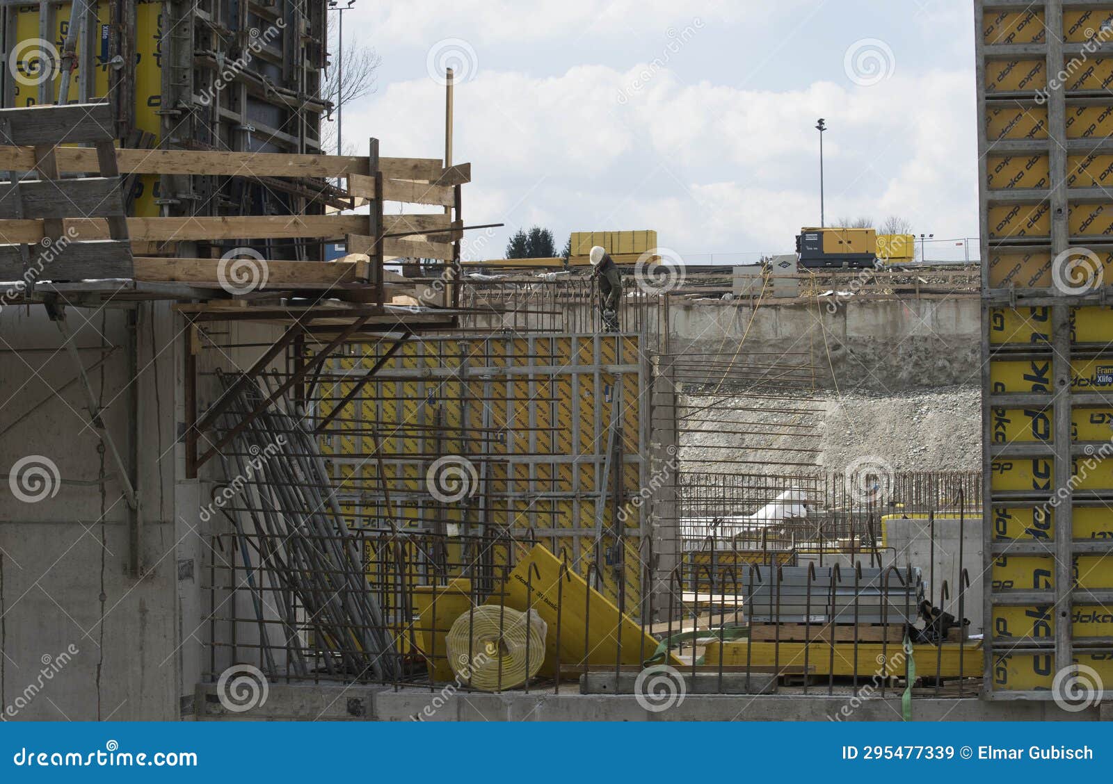 Doka Formwork on the Construction Side Editorial Stock Image - Image of ...
