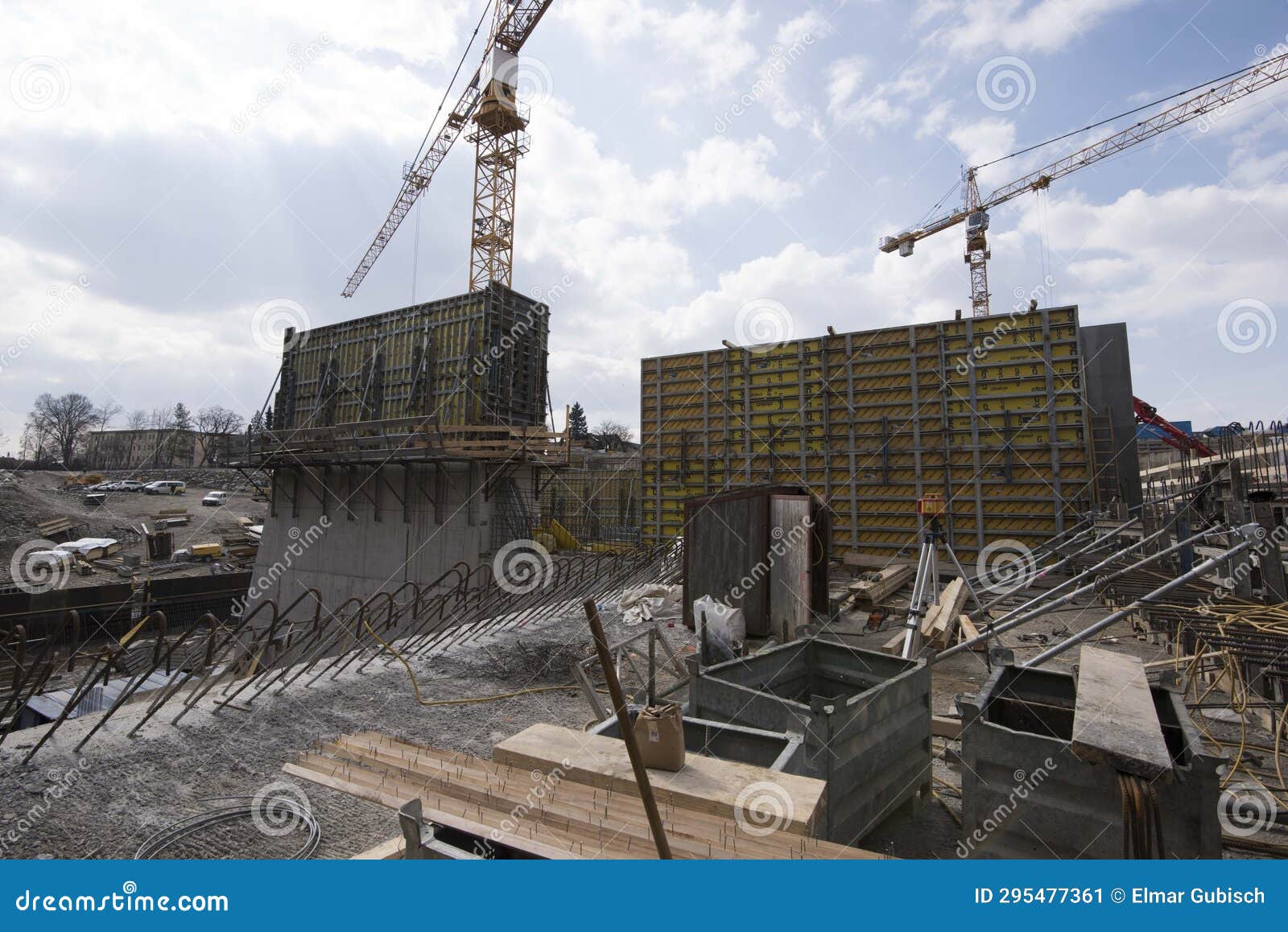 Doka Formwork on the Construction Side Editorial Photo - Image of ...