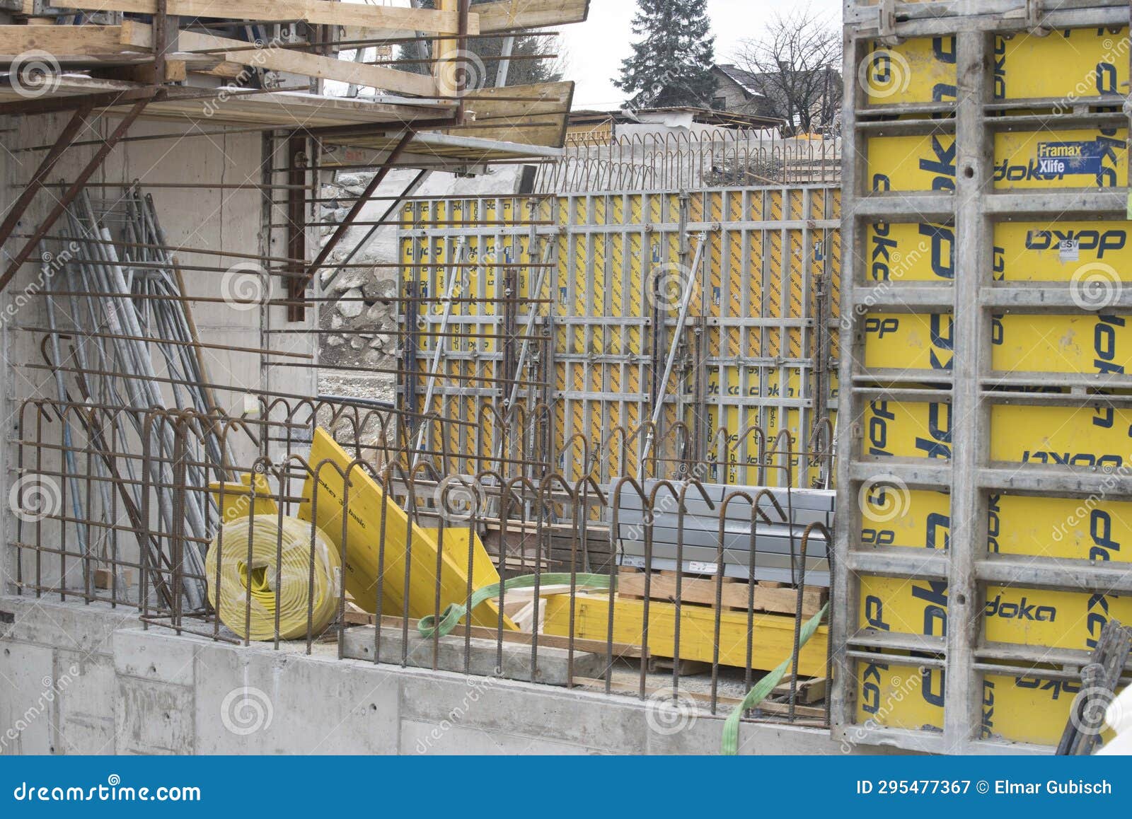 Doka Formwork on the Construction Side Editorial Photography - Image of ...