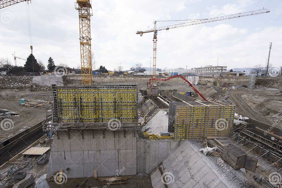 Doka Formwork on the Construction Side Editorial Photography - Image of ...