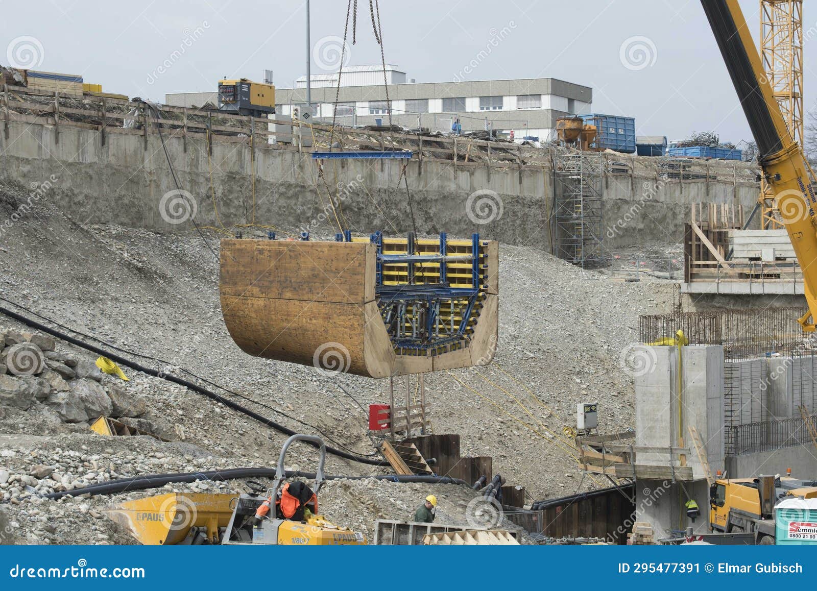 Doka Formwork on the Construction Side Editorial Photo - Image of ...